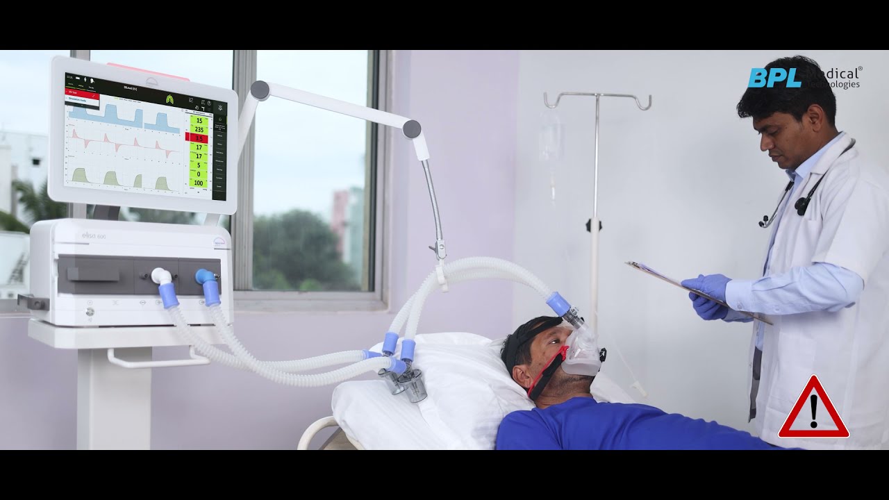 BPL Lowenstein Elisa 600 Ventilator | Respiratory Care - YouTube