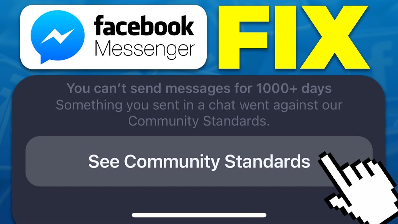 How To Fix Community Standards Facebook Messenger (2025) - YouTube