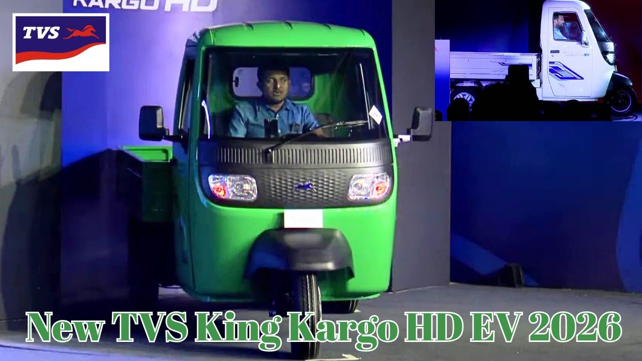 TVS Motor Company Launches TVS King Cargo HD EV 2026 Targeting the ...