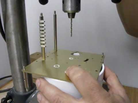 INSTALLING A BUSHING IN A CLOCK USING A DRILL PRESS PART 2 - YouTube