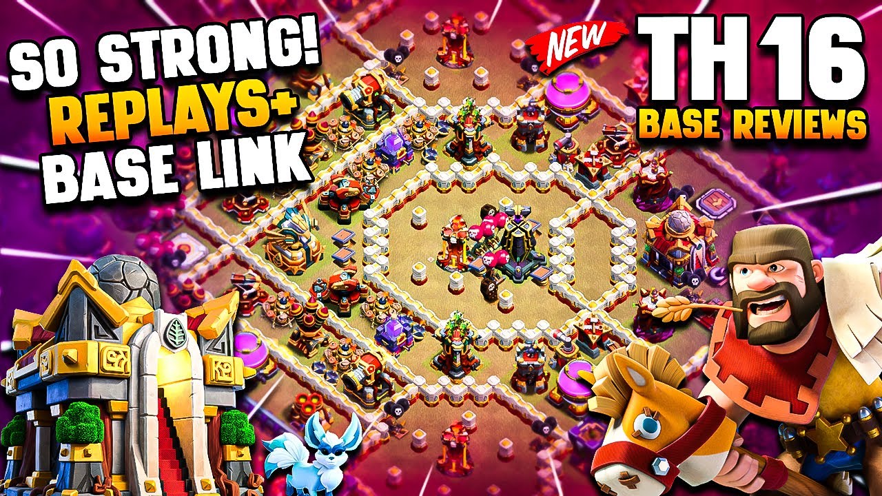 Unbeatable TH16 Base Link With Replays (Best Town Hall 16) | ONLY 1 ...