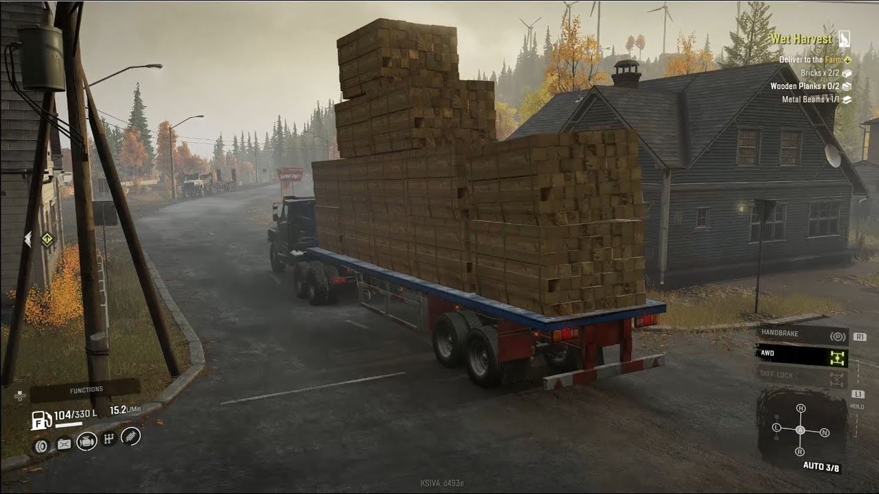 Unreasonable Amount of Wood Planks | SnowRunner 1440p 60fps Gameplay PC ...