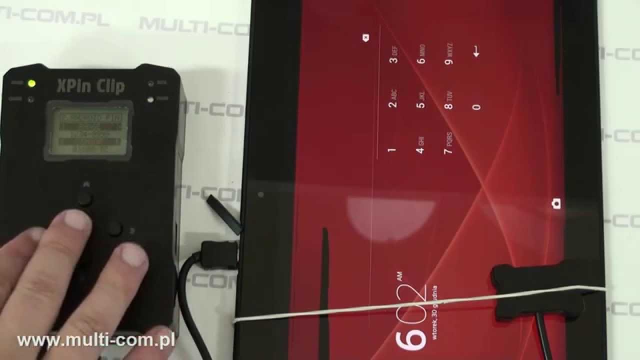 XPIN CLIP - bruteforce PIN Sony Xperia Z2 Tablet Android 4.4.4 - YouTube