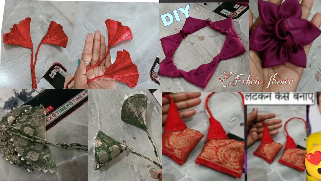 4 in one Latest unique And easy/ Latkan design 😍 Latkan making at home ...