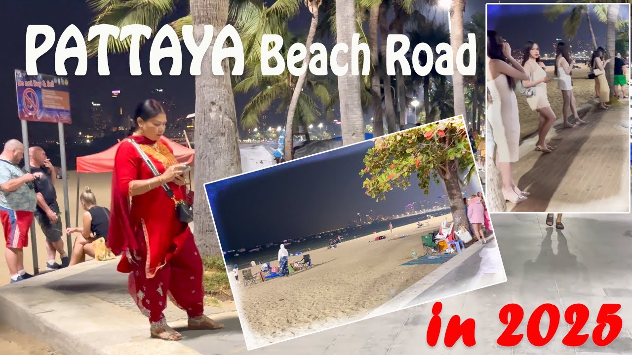 PATTAYA Beach Road 🌴 THAILAND in 2025 🌴 4K Best Quality - YouTube