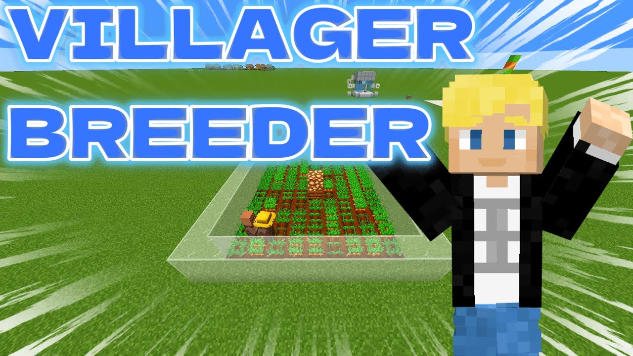 DER BESTE VILLAGER BREEDER Minecraft Java & Bedrock - YouTube