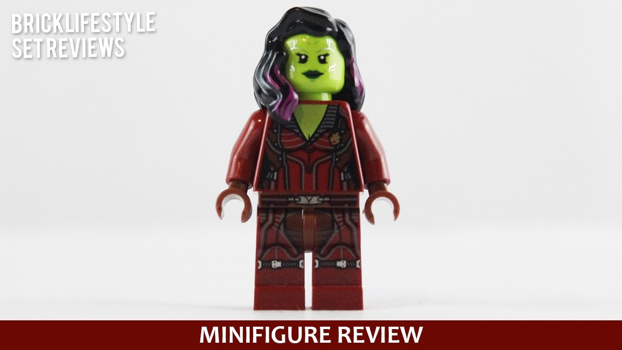 LEGO Guardians Of The Galaxy Gamora Minifigure | Minifigure Review ...