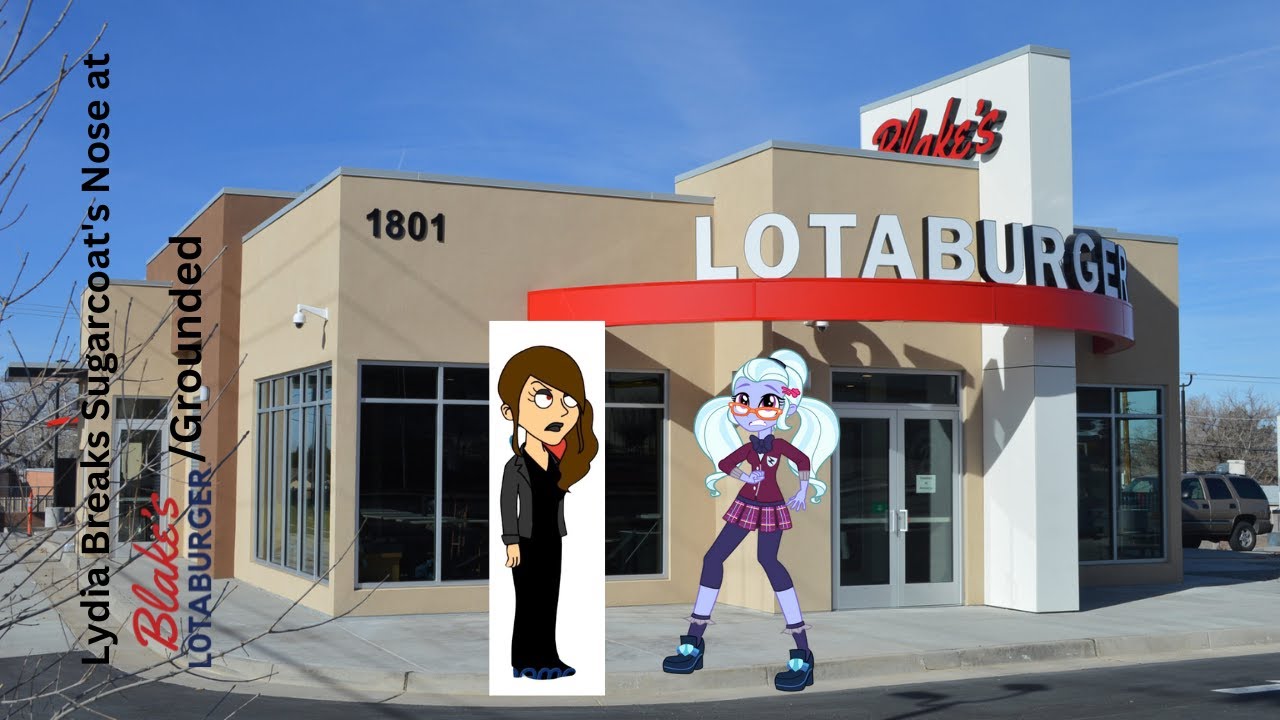 Lydia Breaks Sugarcoat's Nose at Blake's Lotaburger/Grounded - YouTube