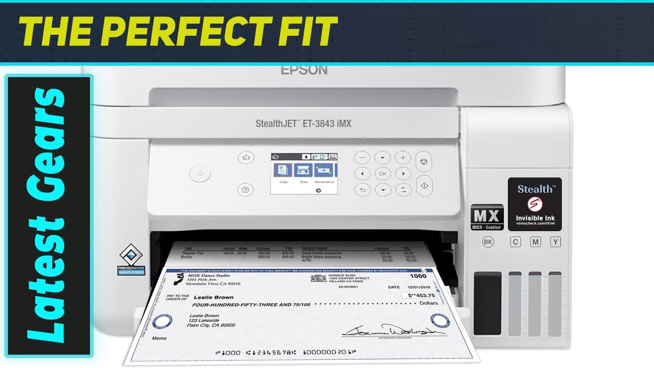 VersaCheck Stealth iMX: The ULTIMATE Check Printing Security?! - YouTube