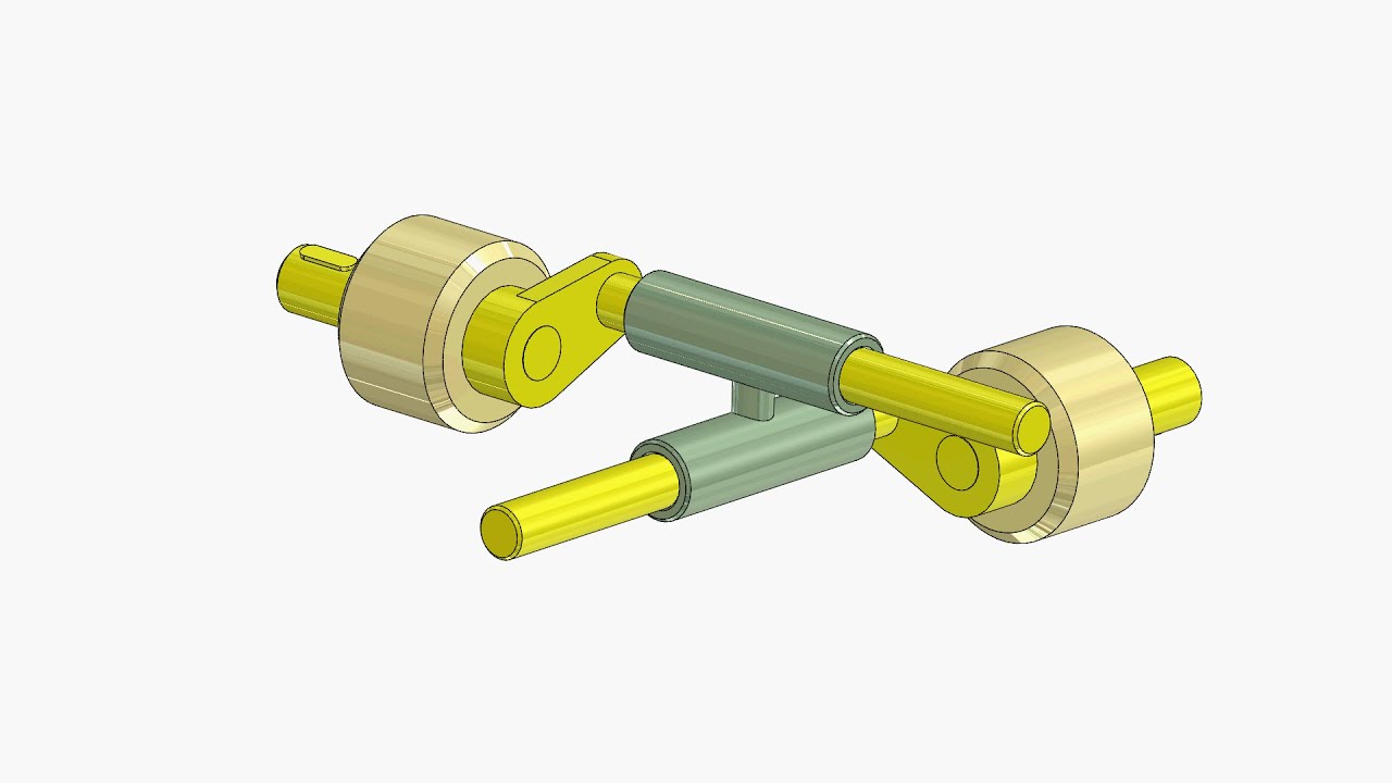 Mechanism 61| Shaft coupling for shafts out of line | #shorts - YouTube