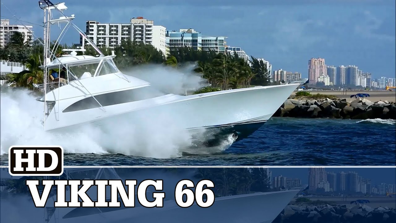 Viking 66 Convertible Running - YouTube