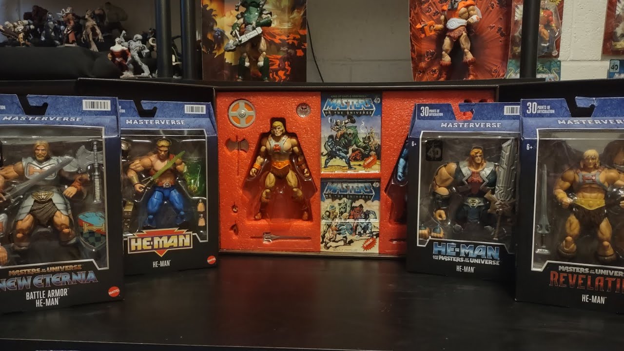 A Look at every HE MAN figure in The Masters of the Universe ...