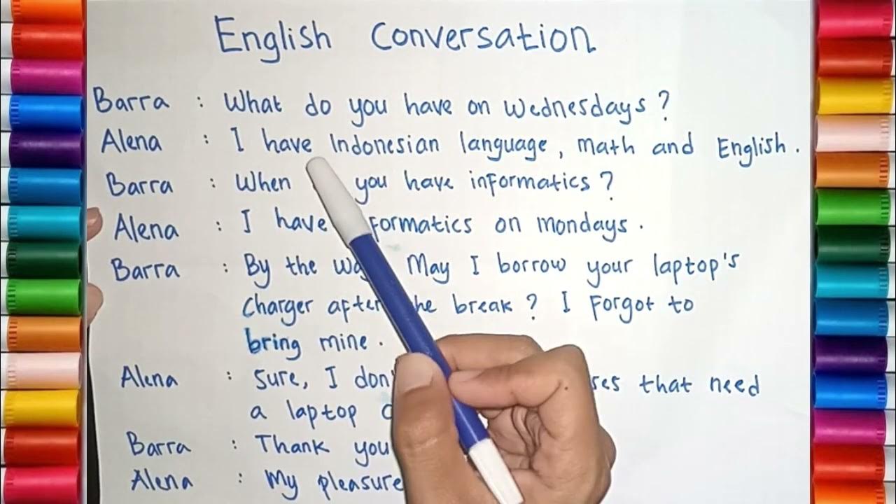 Percakapan Bahasa Inggris untuk Pemula (English conversation for Beginner) - YouTube