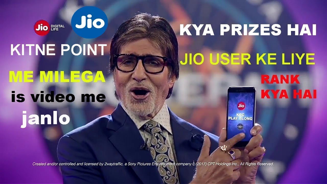 What Prizes jio kbc play along ? Total Point Ranklist || Win Bigest ...