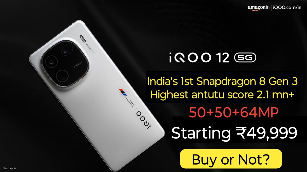 iQOO 12 5G Price in India 2023, Full Specs & Review !! IQOO 12 5g price ...