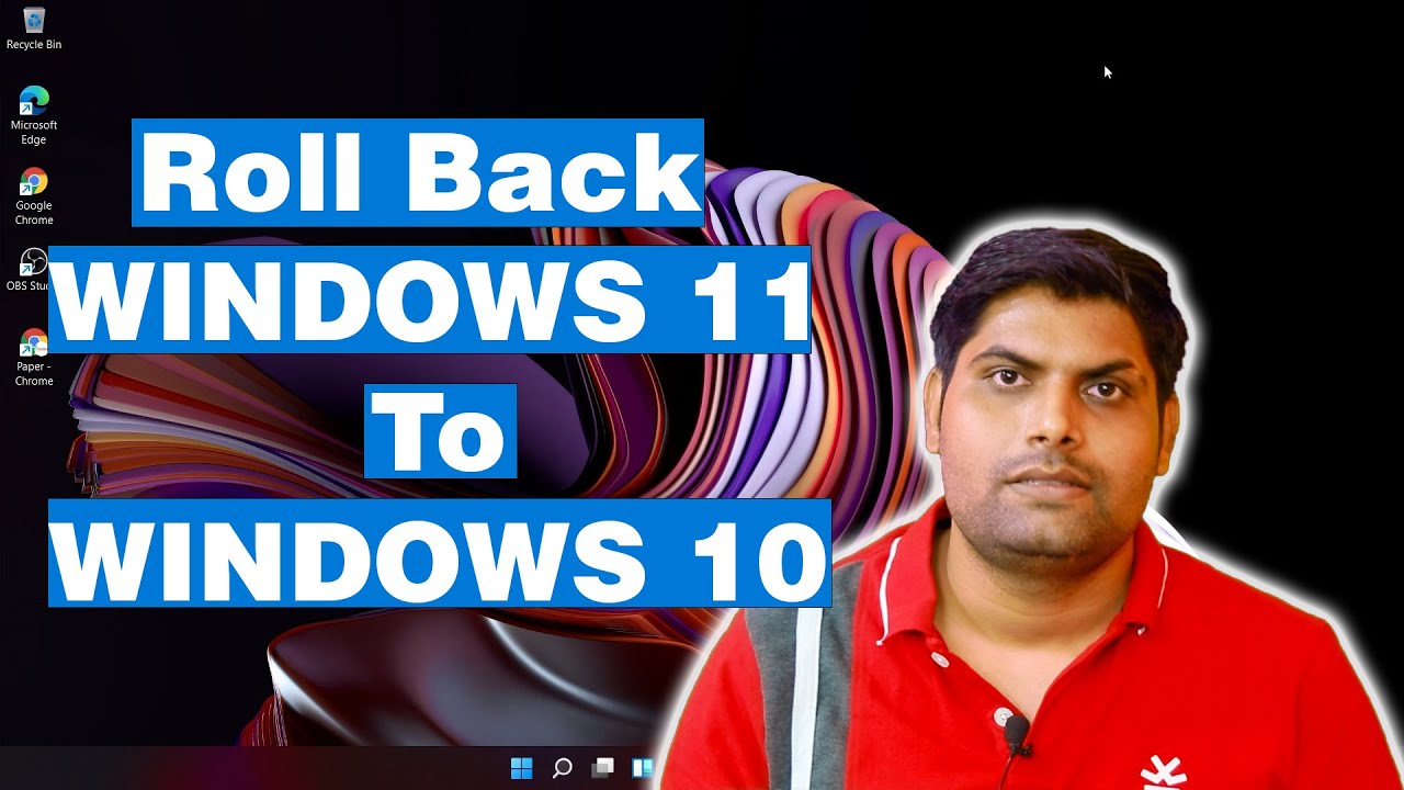 How To Roll Back From windows 11 To Windows 10 #windows11 - YouTube