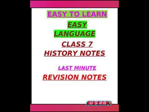 CLASS 7 / HISTORY NOTES / FROM NCERT BOOK CHAPTER 2 / NEW KINGS AND ...