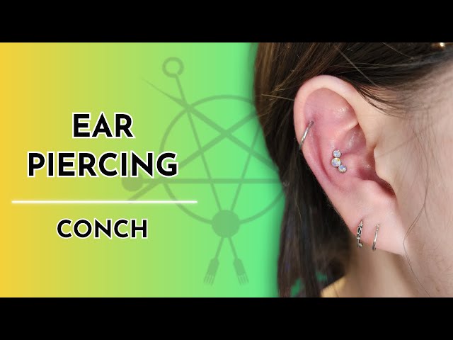 Triple Inner Conch Piercing