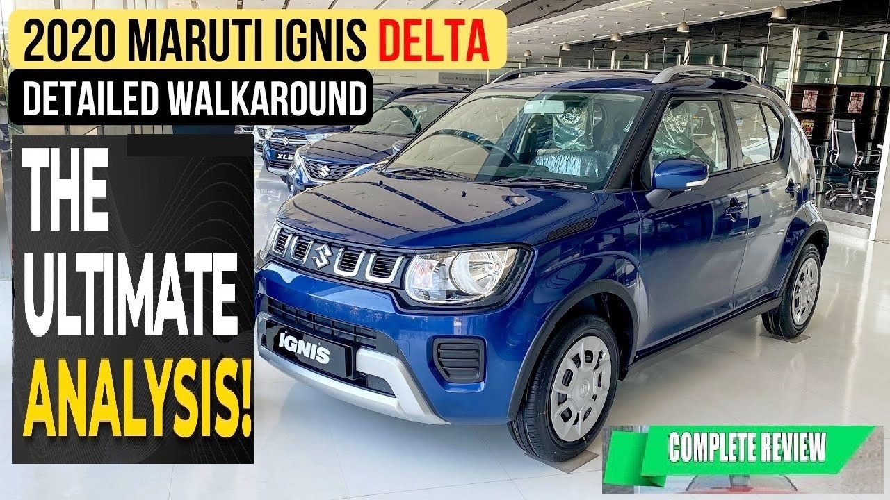 Maruti Suzuki Ignis BS6 Real Life Review - Youthful Hatchback-Delta(Mid ...
