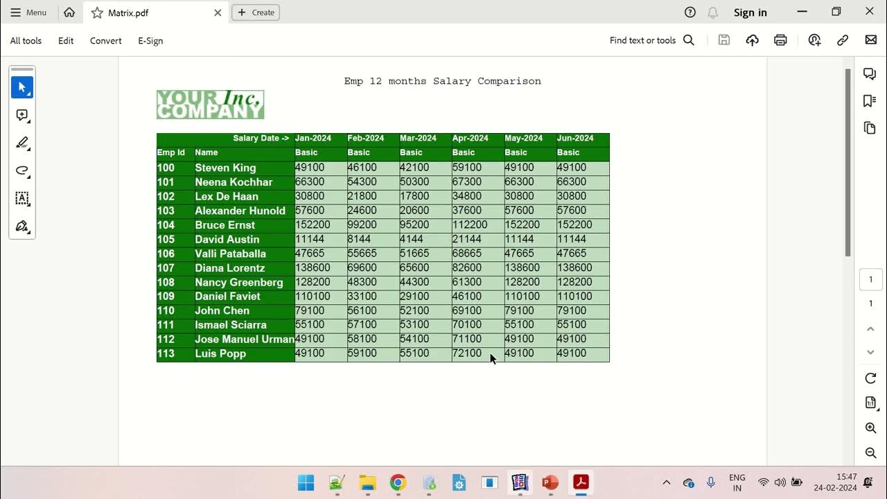 Oracle Reports 12c in Hindi: Create Matrix Report Manually - YouTube