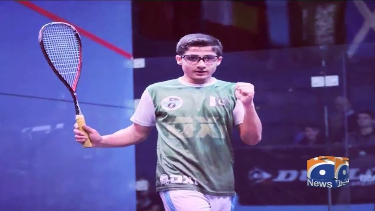 Squash starlet Hamza Khan clinches British Junior Open 2020 - YouTube