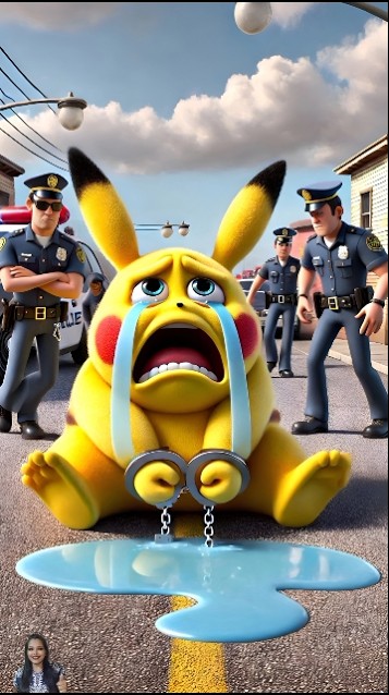 Evolution of Pikachu: Pikachu Crying in Front Of Police #evolution # ...