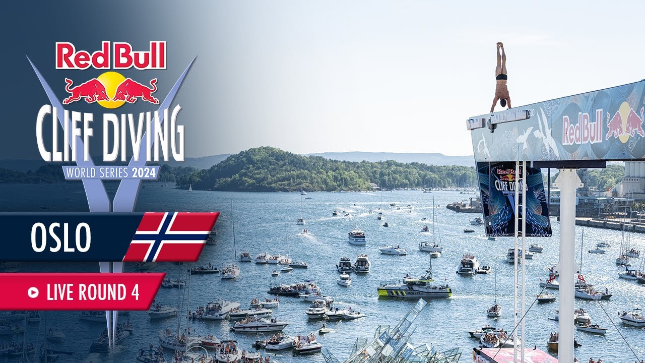 Diving from the Oslo Opera House, NOR | ROUND 4 | Red Bull Cliff Diving ...
