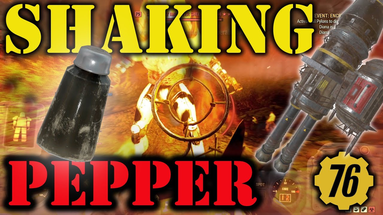 Fallout 76 - Vampire Pepper Shaker vs Sheepsquatch Imposter. Let's solo ...
