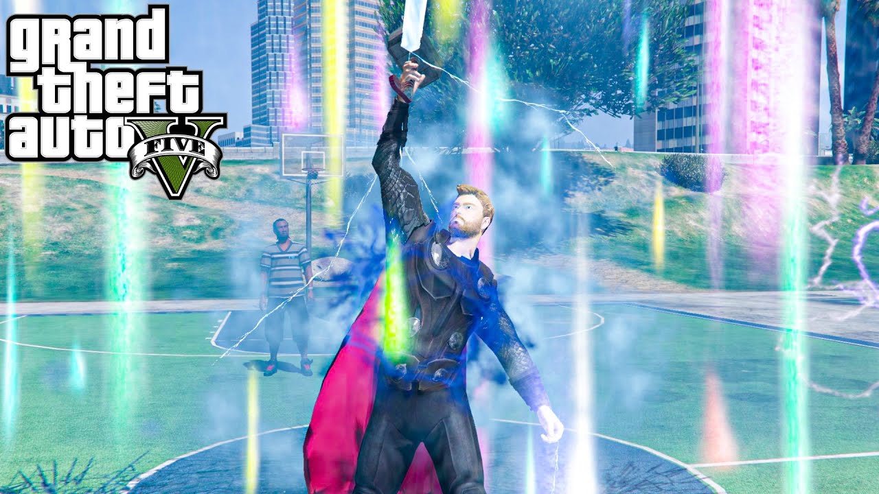 PLAYING GTA 5 AS THOR! (GTA 5 Mods) - YouTube