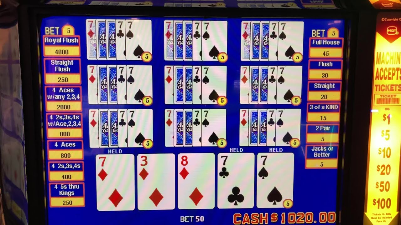 100 Hands vs. 10-Play Video Poker - YouTube