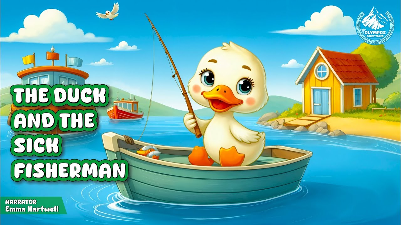 The Duck and the Sick Fisherman | English Bedtime Stories for Kids | 6 ...