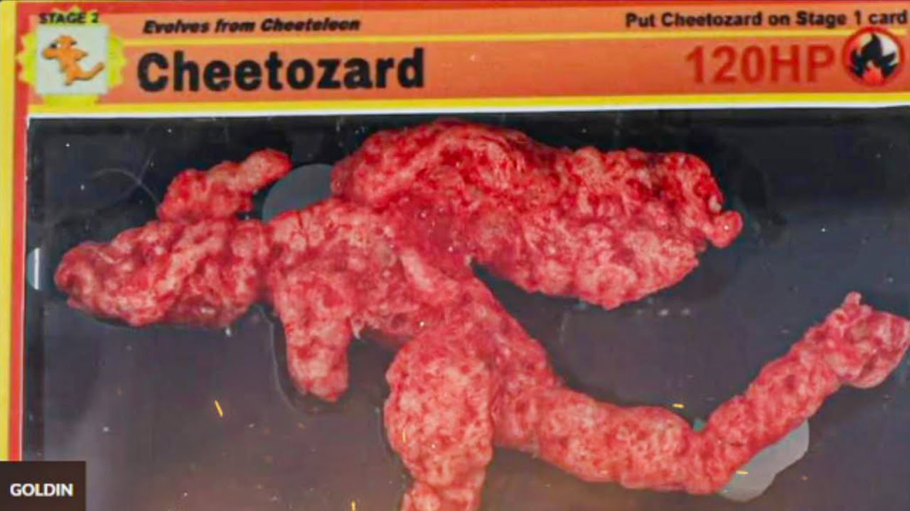 Piece Of Cheetos Sold For $88,000 - YouTube