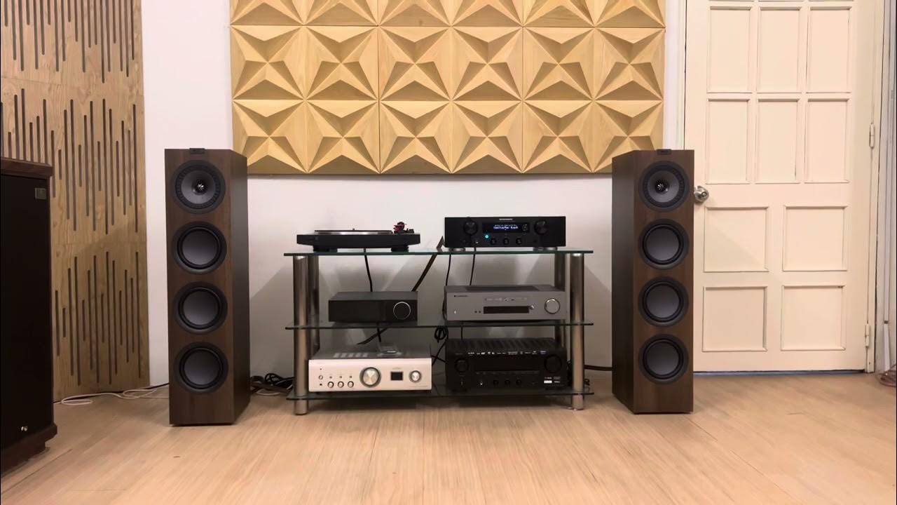 🇬🇧KEF Q750 mẩu loa cột tầm trung có dãi bass đánh rất tốt trong dòng seri Q nghe hay các dòng ...