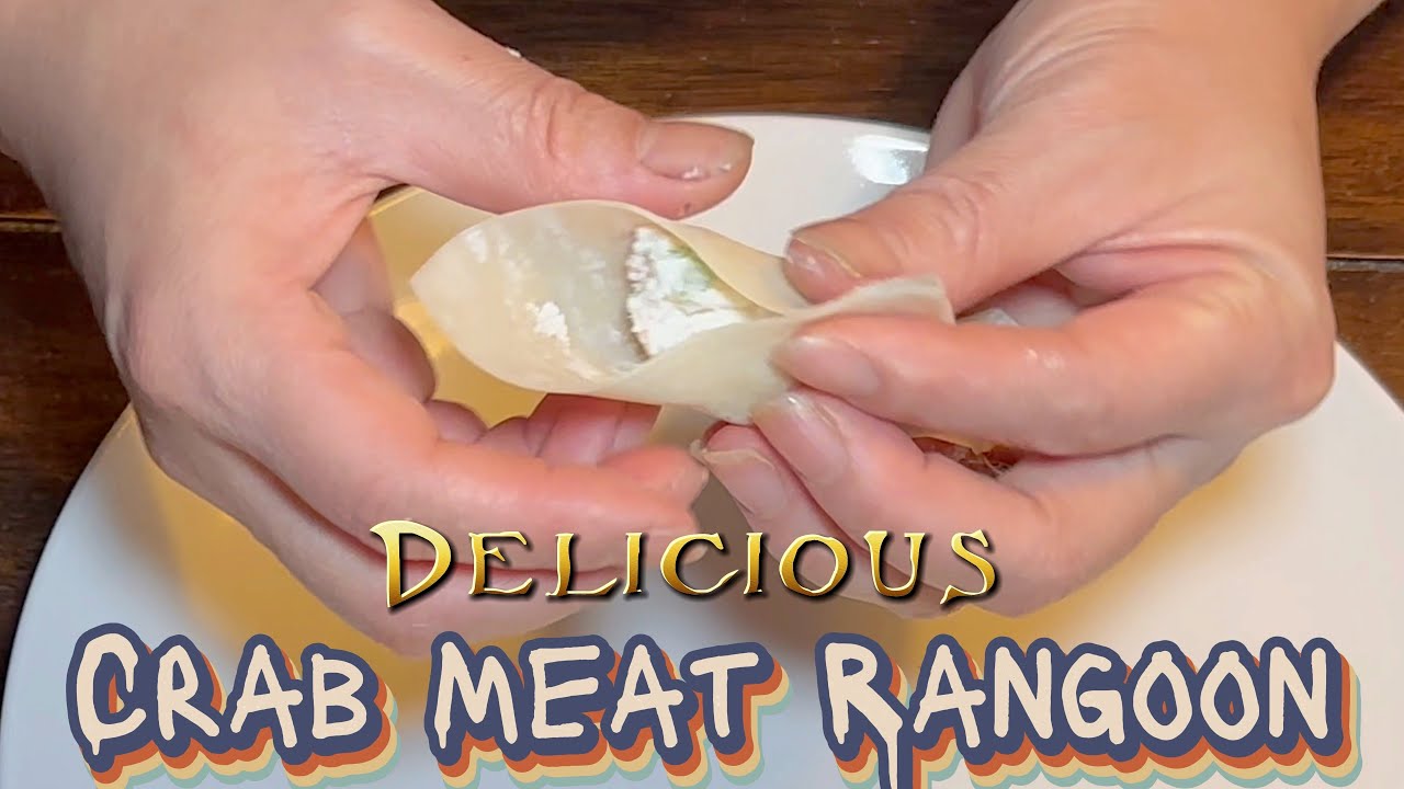 Crab meat Rangoon (simple and delicious 🤤) - YouTube