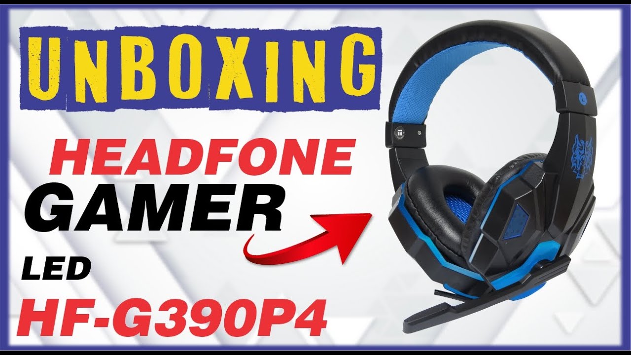 UNBOXING HEADFONE HF G390P4 - YouTube