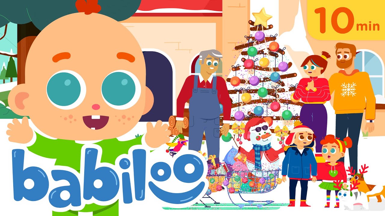 Deck the Halls + More Nursery Rhymes & Kids Songs – Babiloo - YouTube