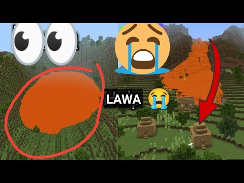 Minecraft Adventure Survival - Danger Lawa is coming to Village - YouTube