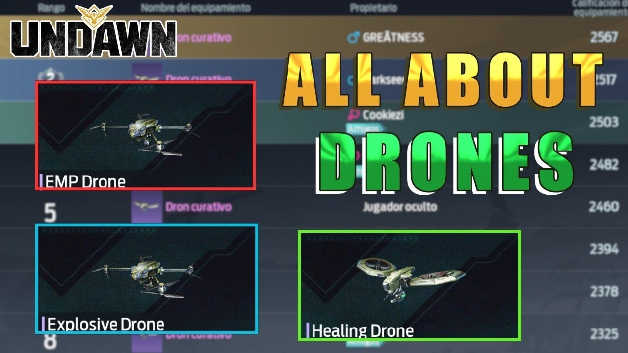 Full Guide About Drones!! - Undawn - "Which Drone should you Build ...