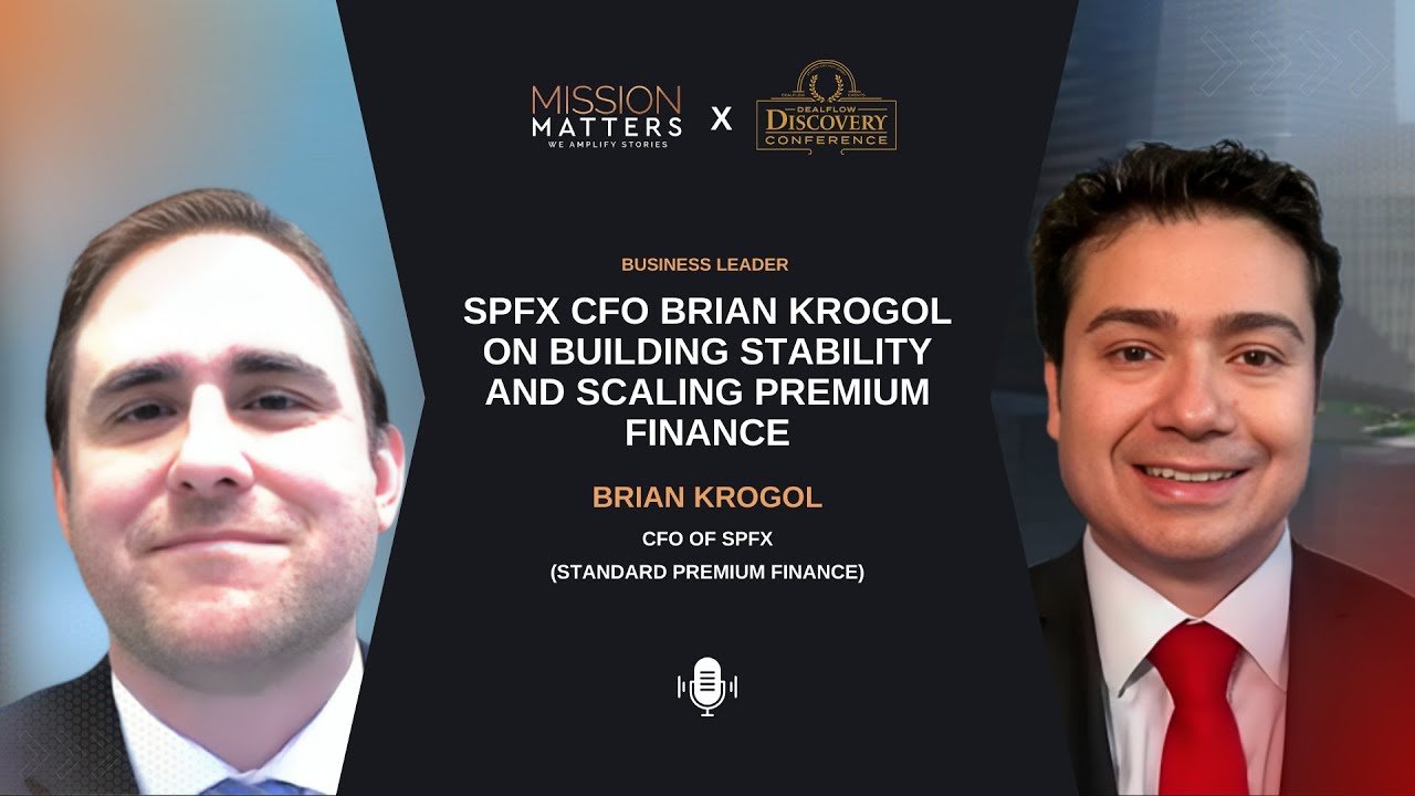 SPFX CFO Brian Krogol on Building Stability and Scaling Premium Finance ...