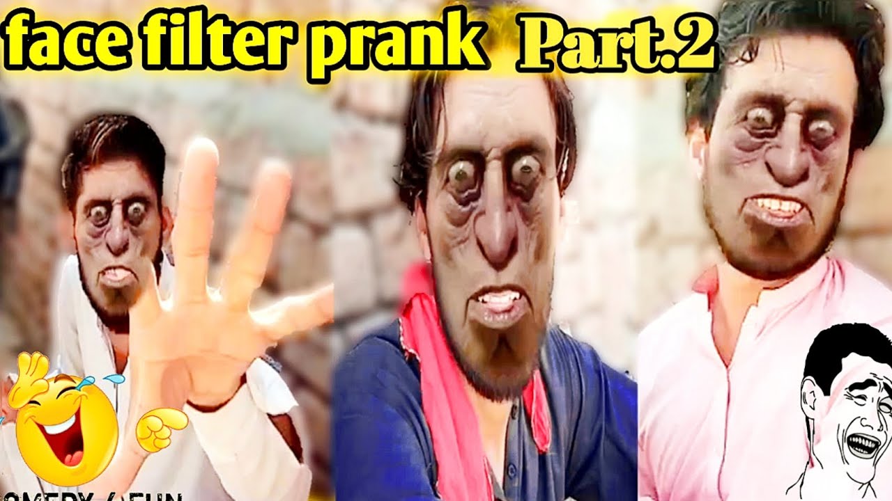Funny face mask filter prank || snapchat camera - YouTube