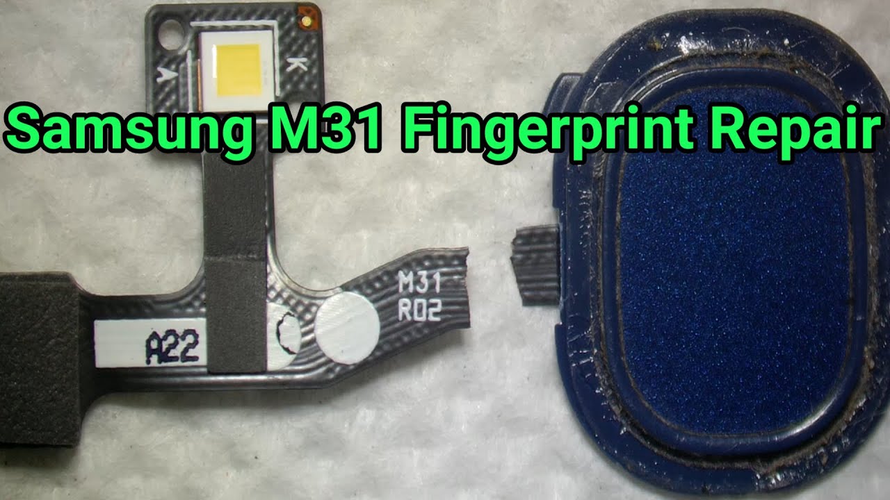 Samsung M31 Finger Tips Cable Break Fixit | Samsung Fingerprint cable ...