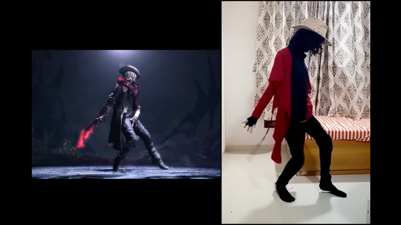 Devil May Cry- Dante's Dance IRL but it's just a big meme - YouTube