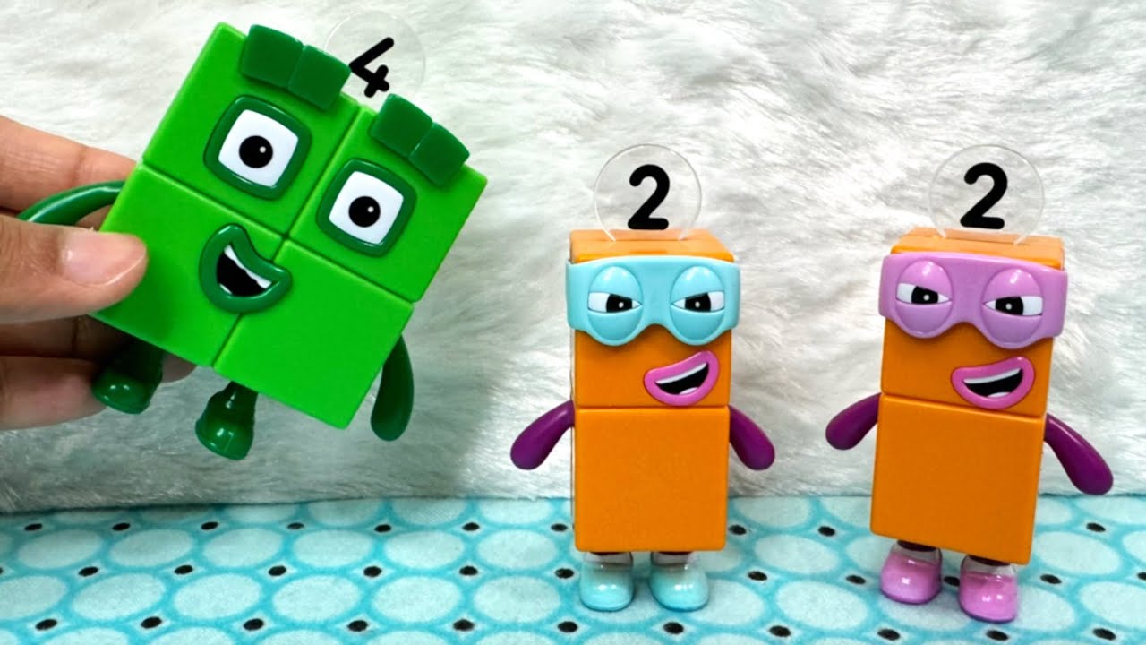 Look at My New Numberblocks Toys The Terrible Twos and Four! - YouTube