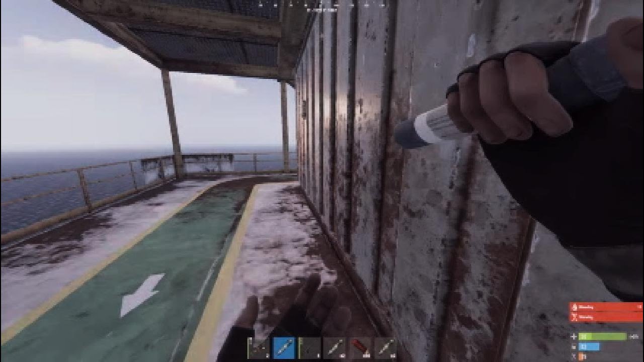 Intense Rust Console Oil Rig Counter PvP - YouTube