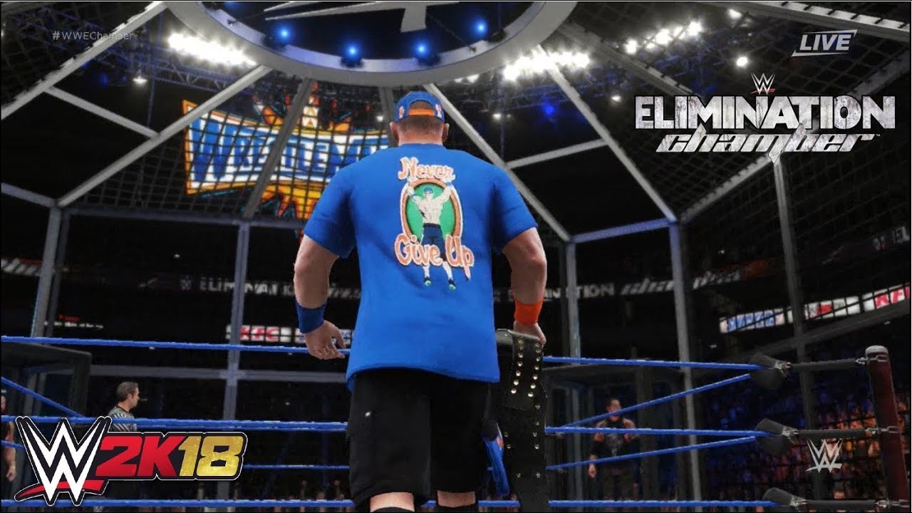 Wwe 2k18 John Cena Vs Aj Styles Vs Dean Ambrose Vs Bray Wyatt Vs