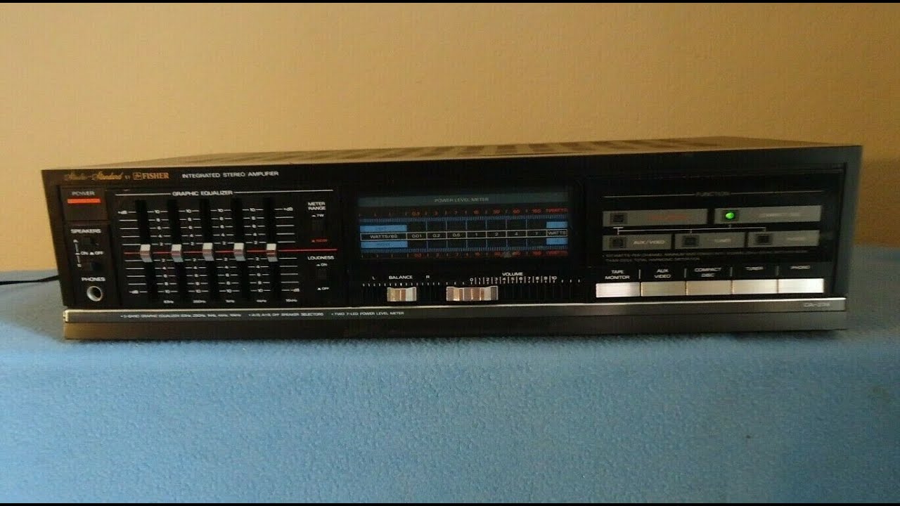 Fisher CA-274 Integrated Stereo Amplifier _________________sn:11100 ...