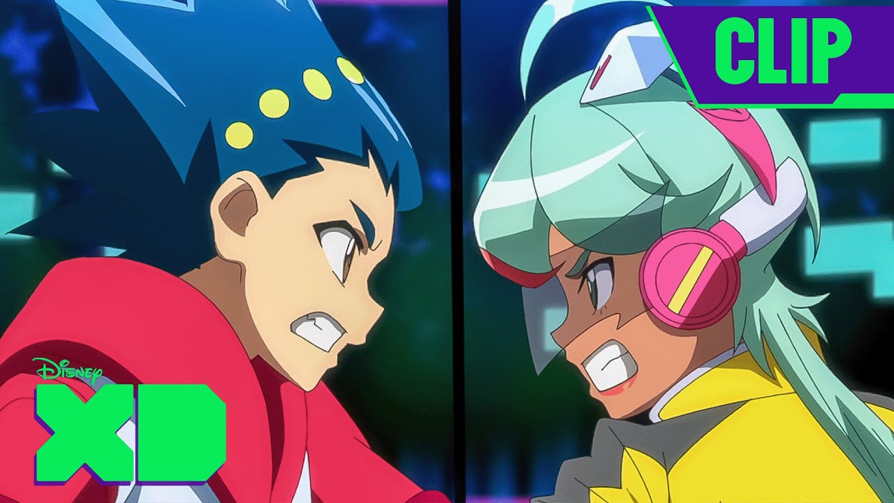 Pri vs Valt! | Beyblade Burst Quadstrike | @disneychannel - YouTube