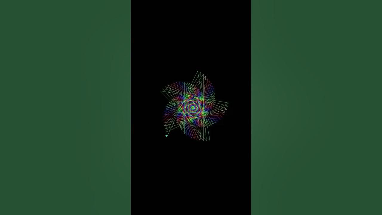 Cool Design Using Python Turtle 🐢 Graphics Design Python Turtle