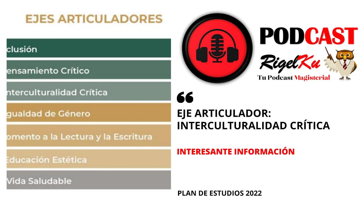 EJE ARTICULADOR INTERCULTURALIDAD CRÍTICA - YouTube