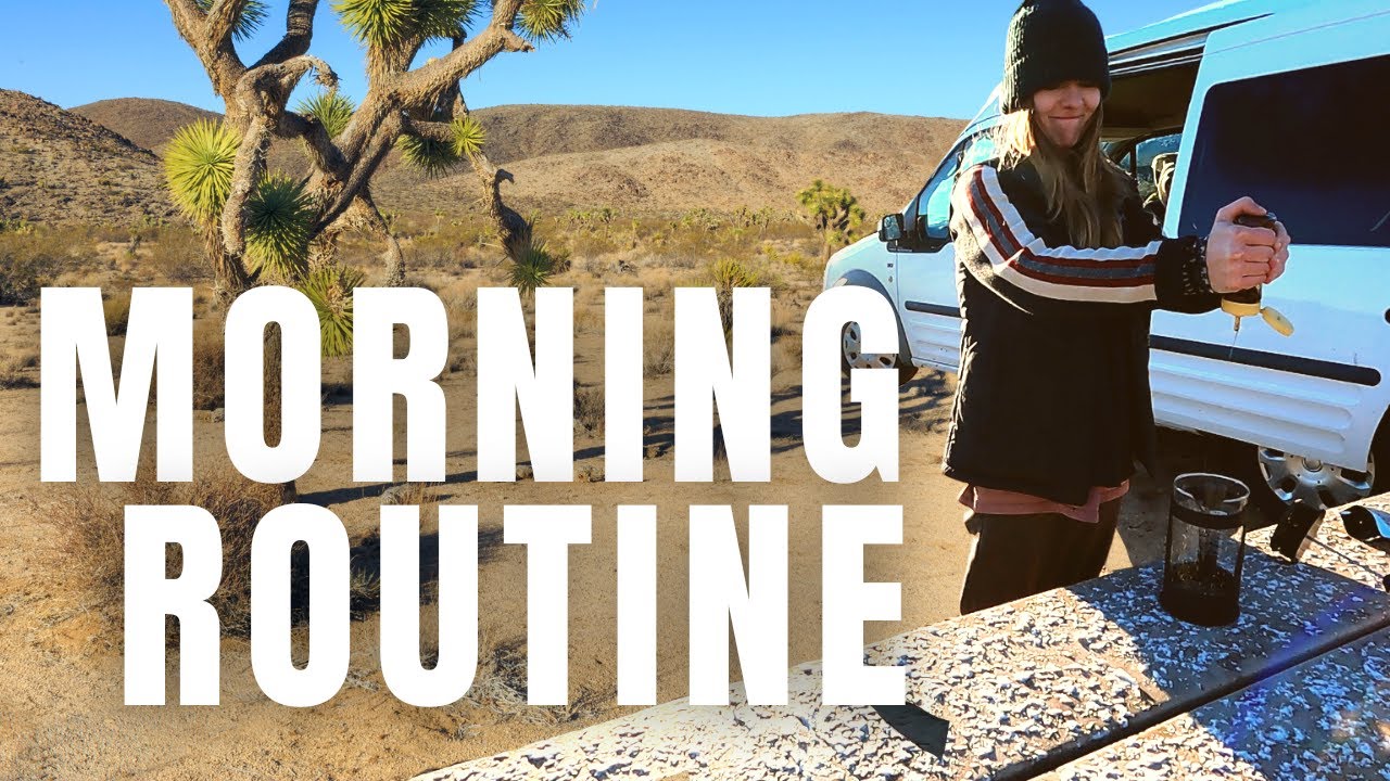 Morning Routine Van Life Edition - YouTube